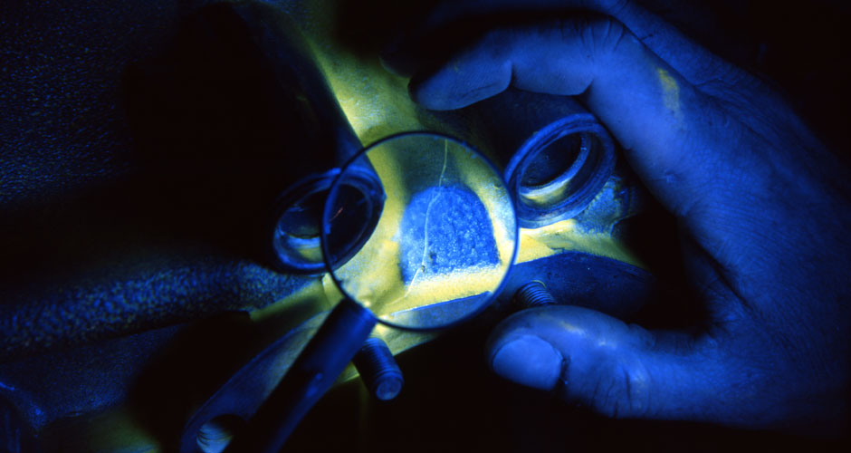 Dye Penetrant Inspection - Aircraft Engine Overhaul Dye Penetrant Inspection - Aircraft Engine Overhaul